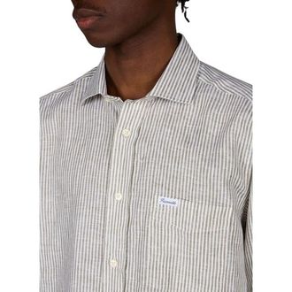Fa&ccedil;onnable Chemise ray&eacute;e en lin