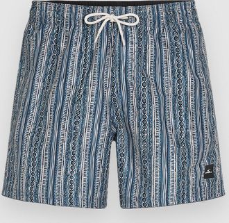 O'Neill Cali Print 15 Boardshorts blue pressed lines