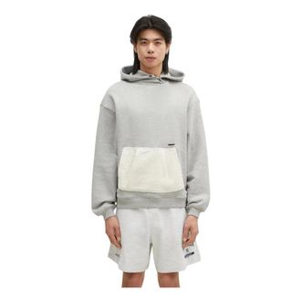 Ader Error Baumwoll-Hoodie - - Sweatshirts & Hoodies - Herren - Grau - XL