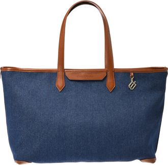 Baldinini Femme, Sacs, Bleu, Taille: ONE Size Denim Tote Bag