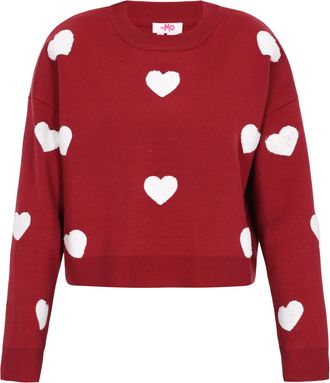 Mymo Pullover Frauen Weinrot
