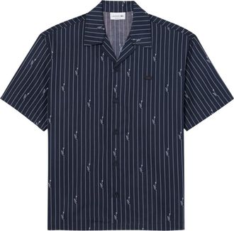 Lacoste Homme, Chemises, Noir, Taille: 2XL Chemise &agrave; Manches Courtes