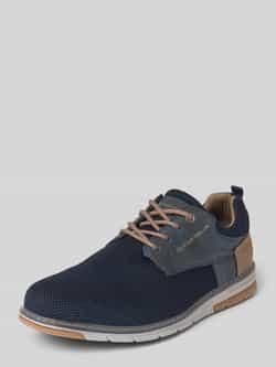 Tom Tailor Low Top Sneaker im Knitted Look mit hochwertigen Kunstleder-Applikationen