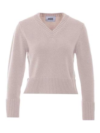 Alpha Studio Pull Col Rond - Beige