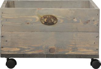 Esschert Design Pflanzk&uuml;bel auf R&auml;dern S