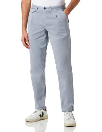 Tommy Hilfiger Herren Hose Chelsea Chino Premium Chino, Grau (Rich Grey), 33W / 32L