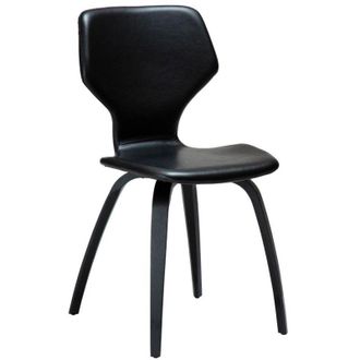 ebuy24 S.I.T Dan-Form Esszimmerstuhl PU-Kunstleder schwarz