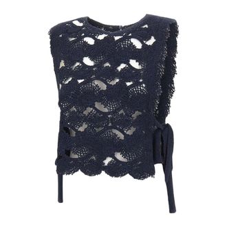 KANGRA Femme, Tops, Bleu, Taille: 36 FR Top