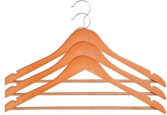 MSV Set mit 96 Kleiderb&uuml;geln aus Holz