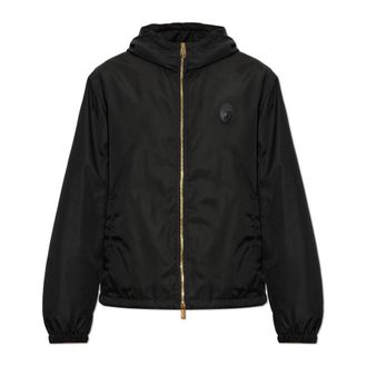 Versace Homme, Vestes, Noir, Taille: L Blouson Technique en Serg&eacute;