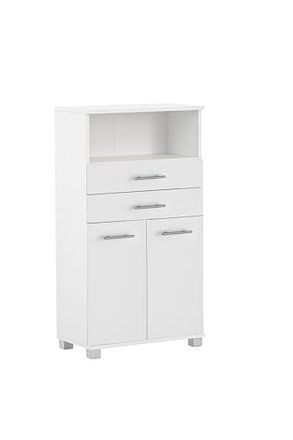 Schildmeyer Highboard Emmi 159168, wei&szlig; matt, 30,3 x 59,8 x 110,5 cm