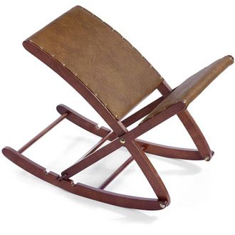 Maximex Pouf &agrave; bascule en bois KOMFORT