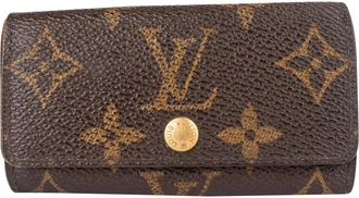 Louis Vuitton Portemonnaie - Louis Vuitton Canvas Monogram Keyholder - Gr. unisize - in Braun - f&uuml;r Damen
