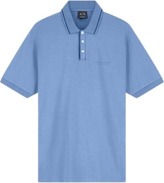 A|X Armani Exchange Polo Regular Fit - - Tops - Herren - Blau - XS
