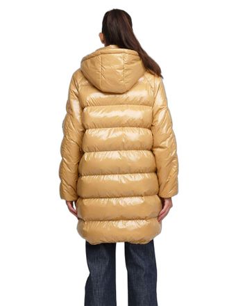 Pinko Womens Winter Jacket Light Caramel Polyamide Apparel Outwear