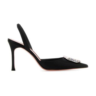 Amina Muaddi Damen, Schuhe, Schwarzk, 41 EUGr&ouml;&szlig;e