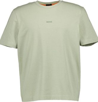 Boss Orange by Hugo Boss BOSS Orange Herren T-Shirt grün Baumwolle