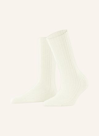 Falke Str&uuml;mpfe Cosy Wool Boot Mit Merinowolle weiss