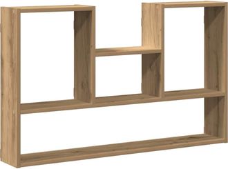 Generic Wandregal, Schwebendes Regal aus Holzwerkstoff, Platzsparende Wandaufbewahrung f&uuml;r Wohnzimmer, Schlafzimmer und B&uuml;ro (Eiche)