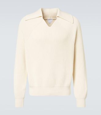 Bottega Veneta Polopullover aus Rippstrick