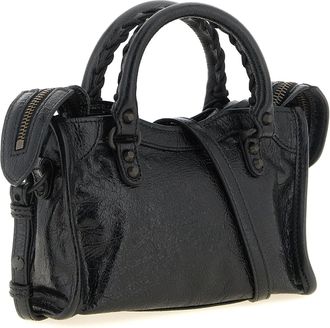 Balenciaga City Top Handle Bag - Black