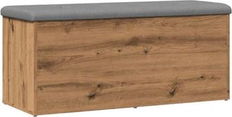 vidaXL Vidaxl - Sitzbank mit Stauraum Artisan-Eiche 102x42x45 cm Holzwerkstoff