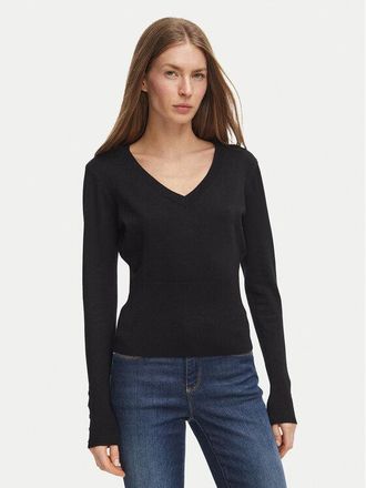 Fracomina Pullover FR26WT7001K50601 Schwarz Regular Fit