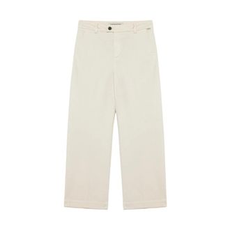 Roy Rogers Creme Flare Hose Aw24 - - Trousers - Damen - Beige - W29