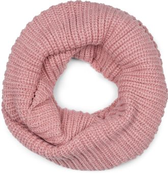 styleBREAKER Unisex Feinstrick Loop Schal einfarbig | Weicher elastischer Winter Schlauchschal in Feinripp Optik | Warmer Strick Loop für Damen und Herren, Farbe:A