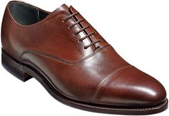 Barker Winsford Oxford Dress Shoes - Chaussures Oxford Derby de luxe pour homme, noyer foncé, 44 EU