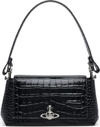 Vivienne Westwood Femme, Sacs, Noir, Taille: ONE Size Hazel Medium Shoulder Bag