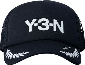 Yohji Yamamoto Homme, Accessoires, Noir, Taille: ONE Size Casquette de baseball avec motif logo