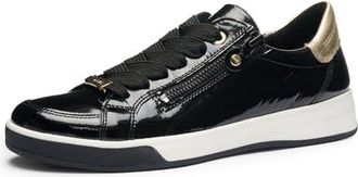 Ara Femme Rom Basket, Noir Platine, 38.5 EU