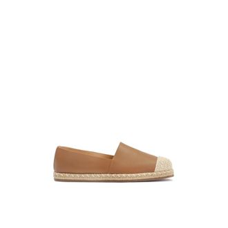 Kazar Bequeme Espadrilles aus glattem Leder - - Shoes - Damen - Braun - 40 EU