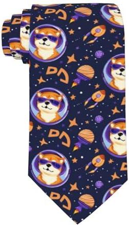 Generic Espace Shiba Cravate Doux Cravates Hommes Élégante Cravates Pour Scolaires Accessoires Mariage