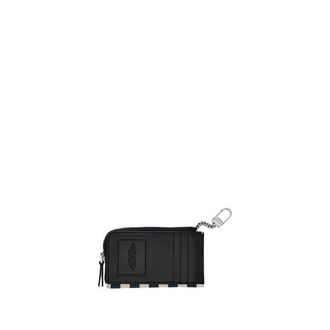 Marc Jacobs Portefeuille The Stripe Canvas en coton et lin
