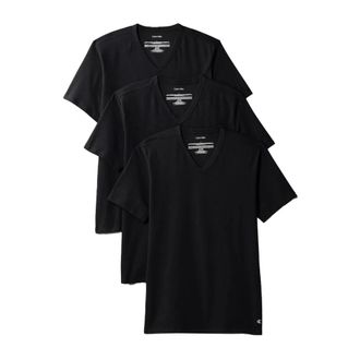 Calvin Klein Herren, Oberteile, Schwarzk, LGr&ouml;&szlig;e