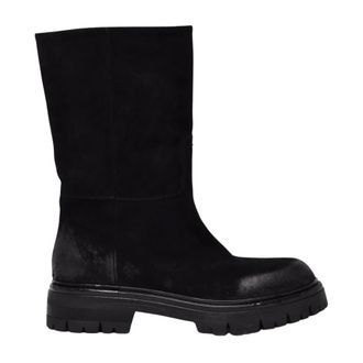 Elena Iachi Femme, Chaussures, Noir, Taille: 37 EU Stivaletto in Suede