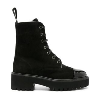 Aquazzura Femme, Chaussures, Noir, Taille: 36 EU Desert Bootie Flat