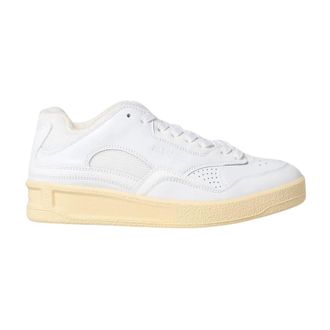 Jil Sander Sneaker Leather LowTop - - Shoes - Damen - Wei&szlig; - 39 EU