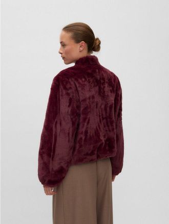 Vero Moda Fellimitatjacke VMSONJALIGA SHORT JACKET GA BOO Kunstfaser