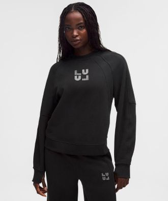 lululemon Sweat &agrave; capuche Scuba oversize longueur hanche Strass pour Femmes - Taille XS/S