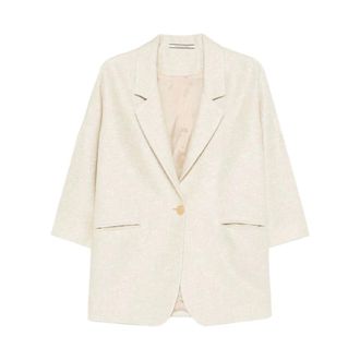 Tagliatore Femme, Vestes, Beige, Taille: 36 FR Bruna Blazer