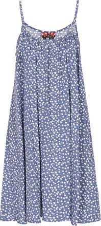 Mymo Kleid Frauen blau wei&szlig;