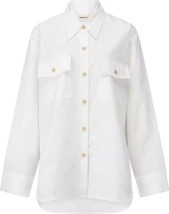 Khaite Femme, Blouses et Chemises, Blanc, Taille: 40 FR Chemise Oversize Matteo