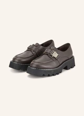 Marc Cain Plateau-Loafer braun