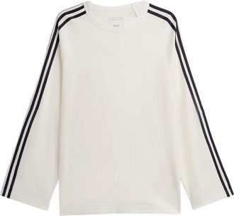 adidas Homme, Tops, Blanc, Taille: XS Long Sleeve Tee 3-Stripes