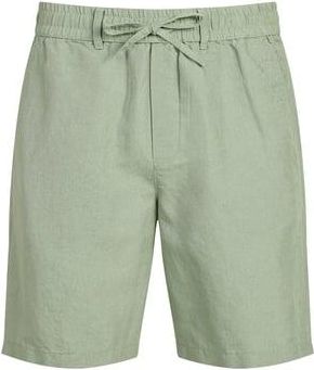 Minimum Short droit en lin et coton