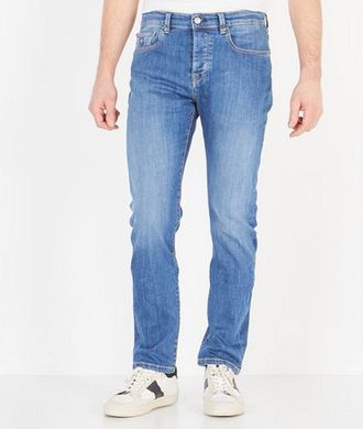 Eden Park Jean Bleu En Coton Stretch Old Ref Pp