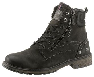 Mustang Jeans Schn&uuml;rstiefel Veterschoenen Hoog